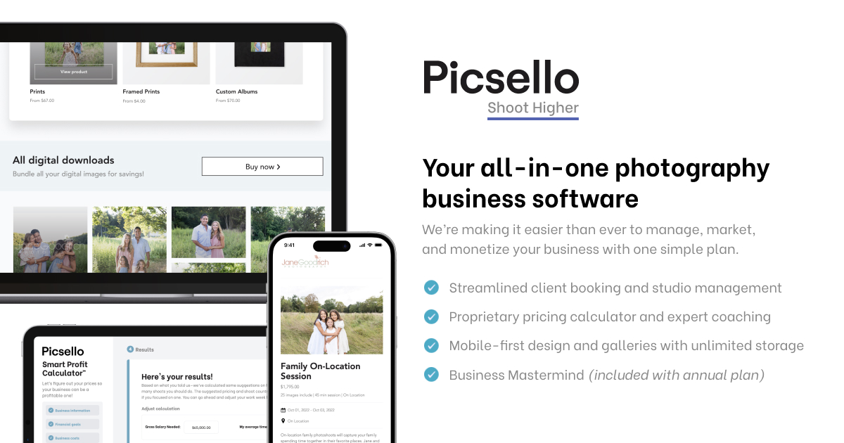 Picsello | Client Booking