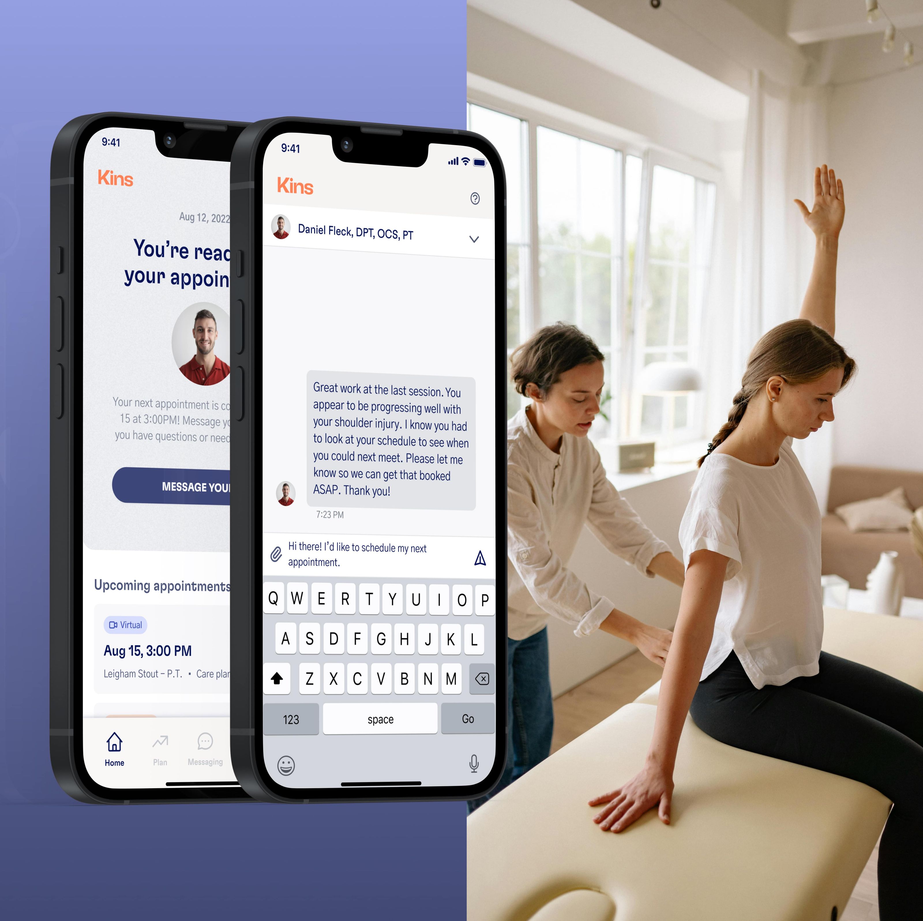 Kins Physical Therapy | At Home & Virtual Physical Therapy