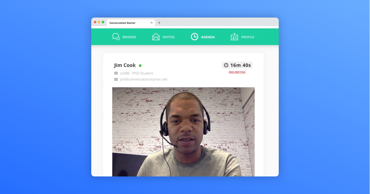 Help participants start impactful conversations | Conversation Starter