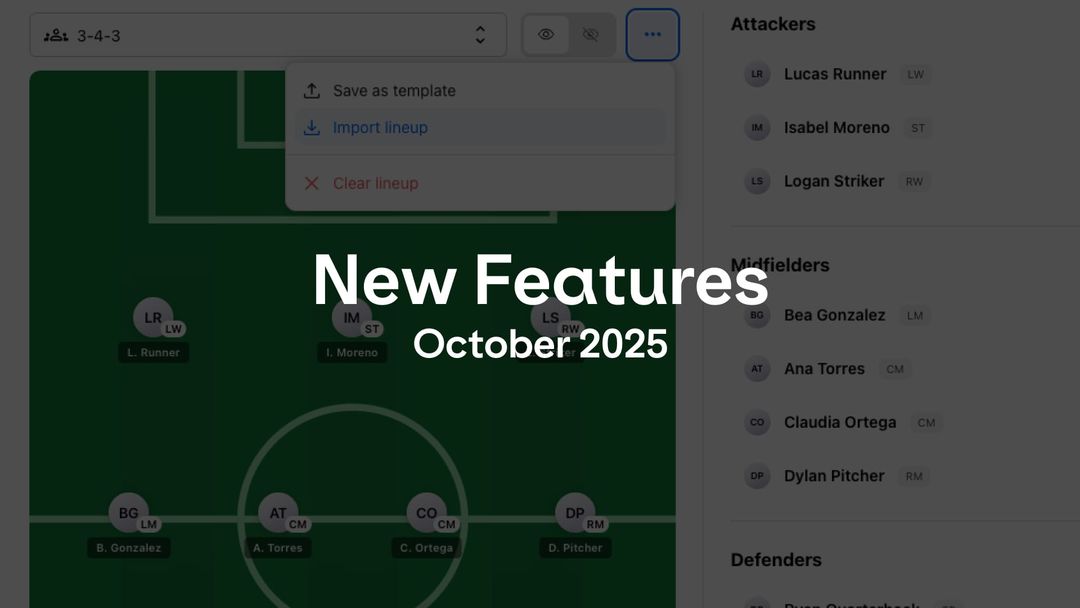 New 360Player Features: October 2025