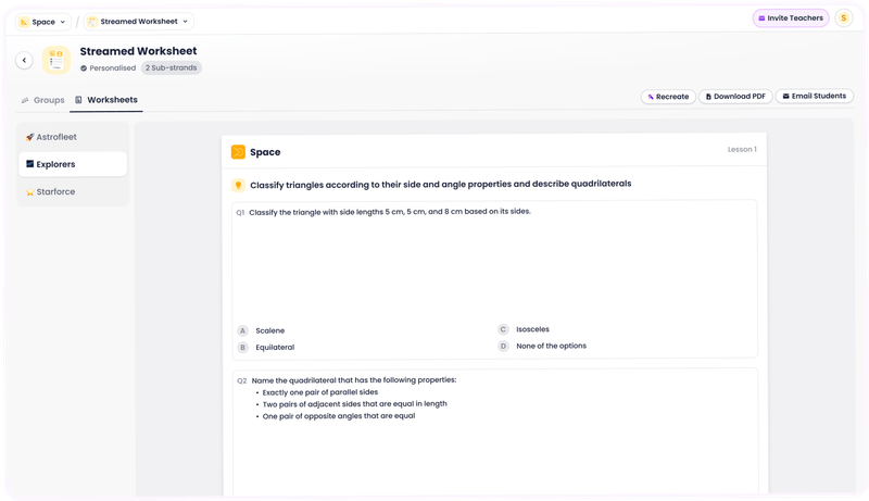 Index Laws Teaching Resources