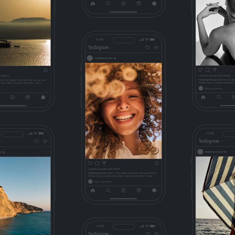 Instagram Frames — Made by Circular — Adobe brand templates for ...
