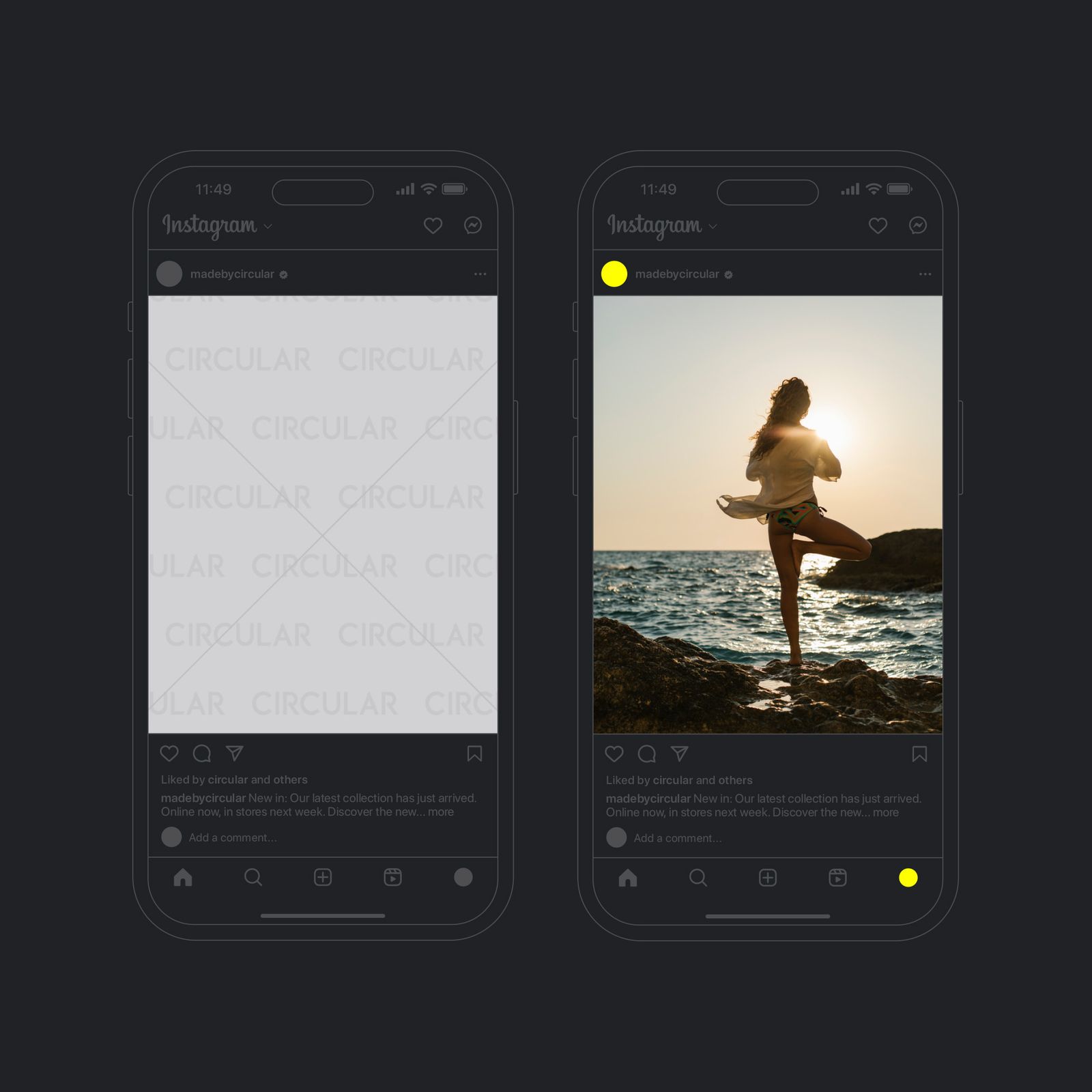 Instagram Frames — Made by Circular — Adobe brand templates for ...
