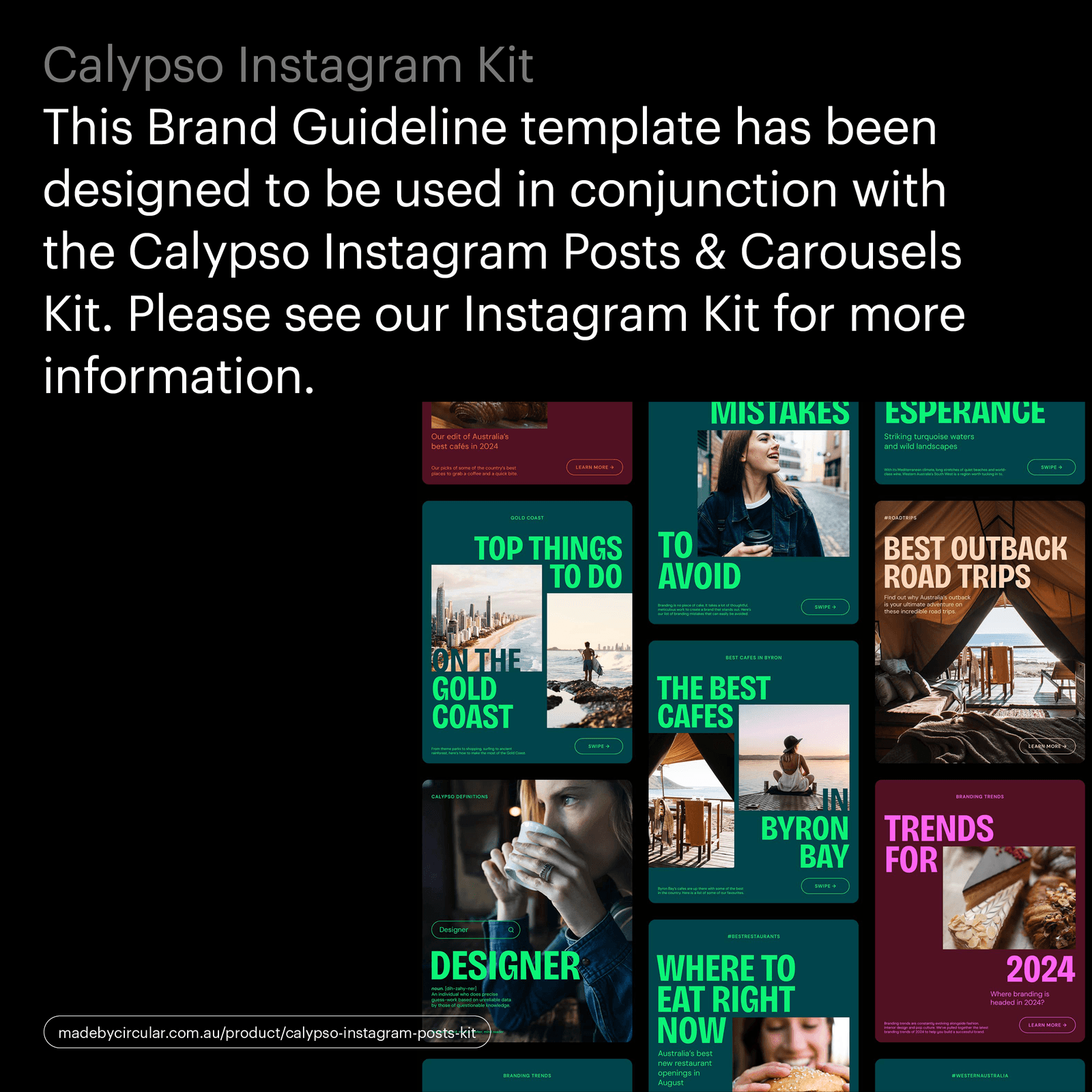 Calypso Brand Guidelines — Made by Circular — Adobe brand templates for ...
