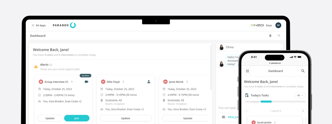 Applicant Tracking Software — Conversational ATS — Paradox
