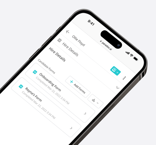 Applicant Tracking Software — Conversational ATS — Paradox