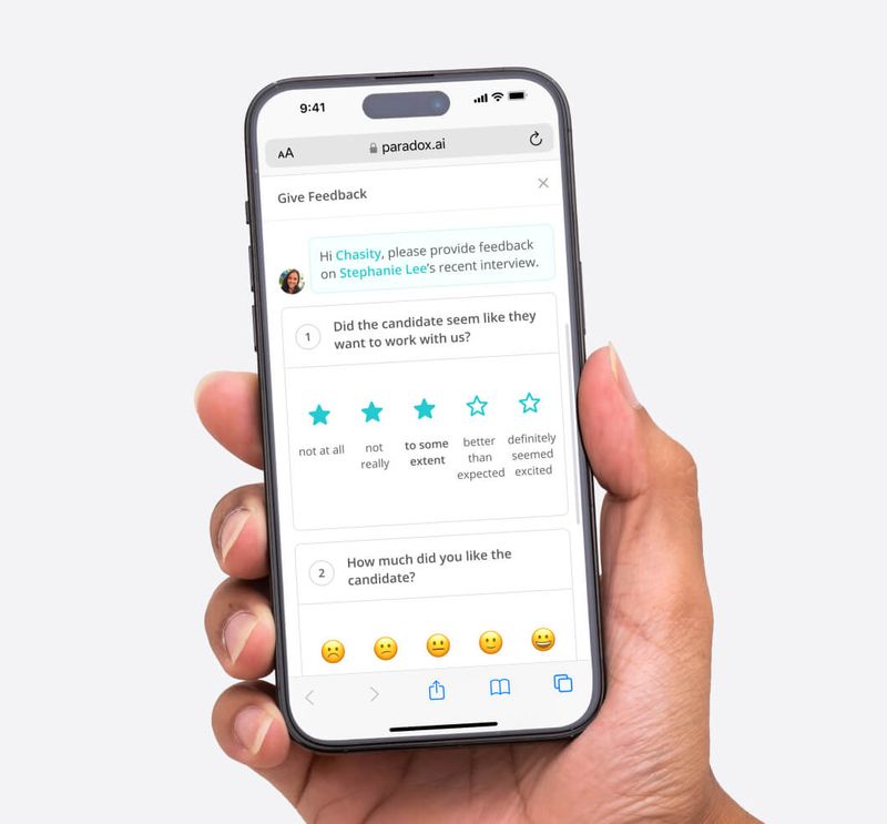 Applicant Tracking Software — Conversational ATS — Paradox