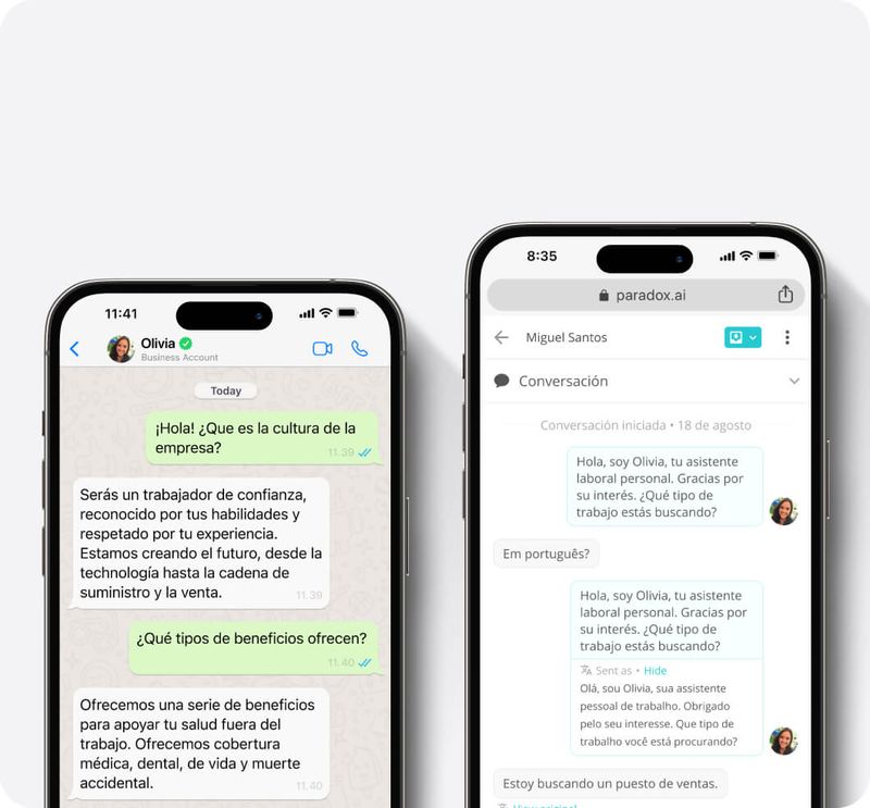 Automated candidate screening — Paradox