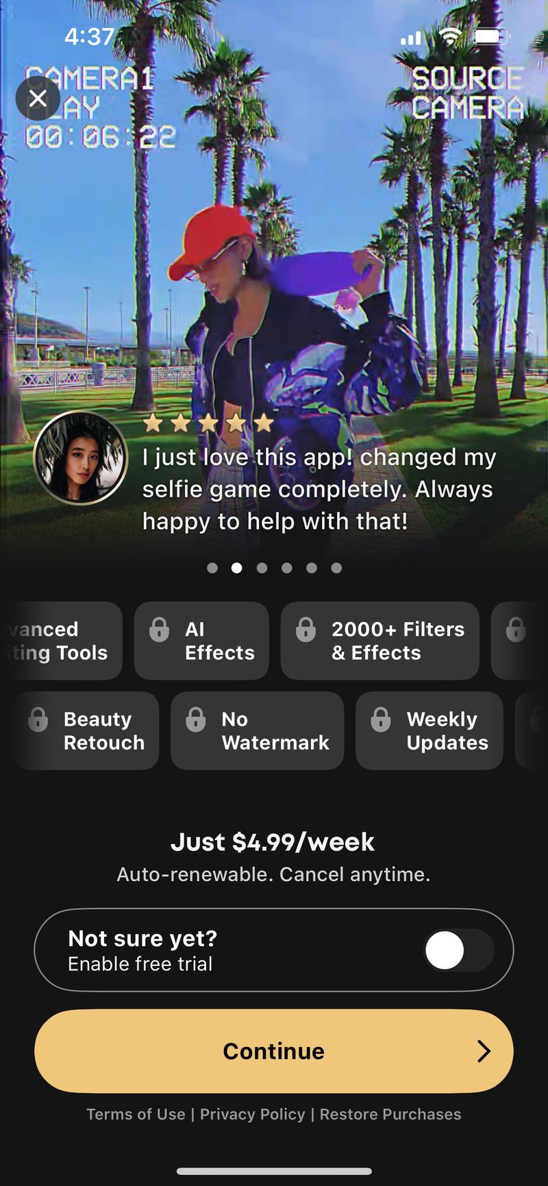 Best Mobile Paywall - Prequel: AI Art Avatar Editor