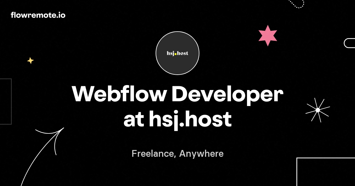 Hiring: Freelance Webflow Developer at hsj.host