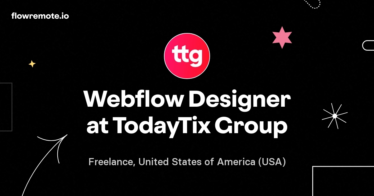 Hiring: Freelance Webflow Designer at TodayTix Group