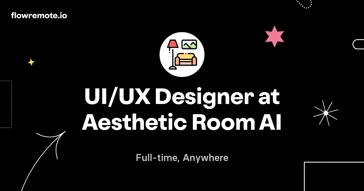 Hiring: Full-time UI/UX Designer at Aesthetic Room AI