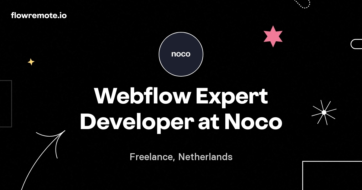 Hiring: Freelance Webflow Expert Developer at Noco