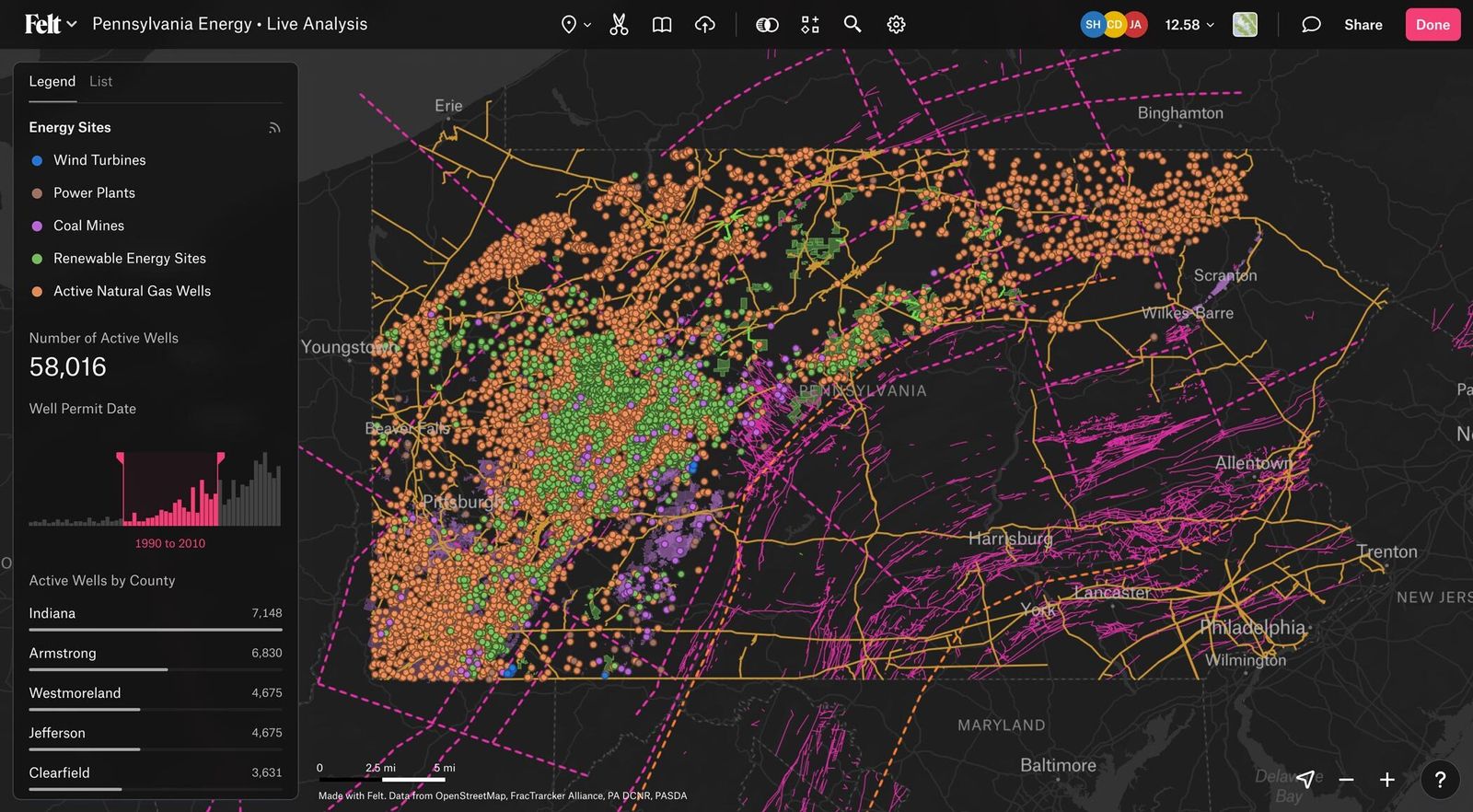 Felt 3.0: Apps and dashboards powered by native Postgres & Snowflake integrations
