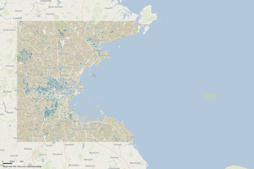 OSM Pedestrian Density Visualization - Felt Map Gallery
