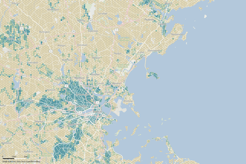 OSM Pedestrian Density Visualization - Felt Map Gallery