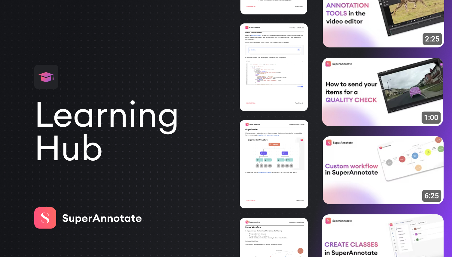 Learning Hub | SuperAnnotate