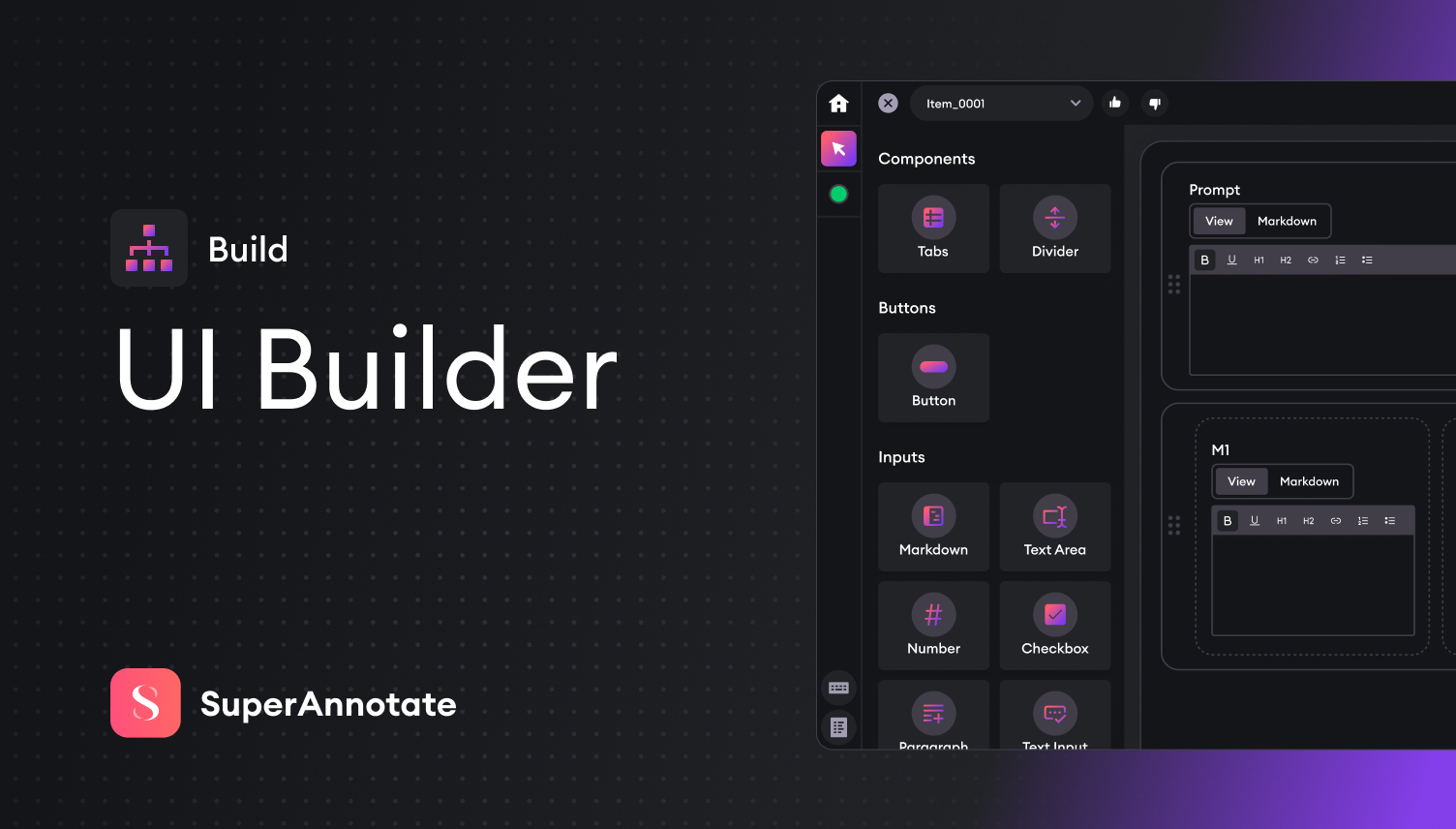 Builder | SuperAnnotate
