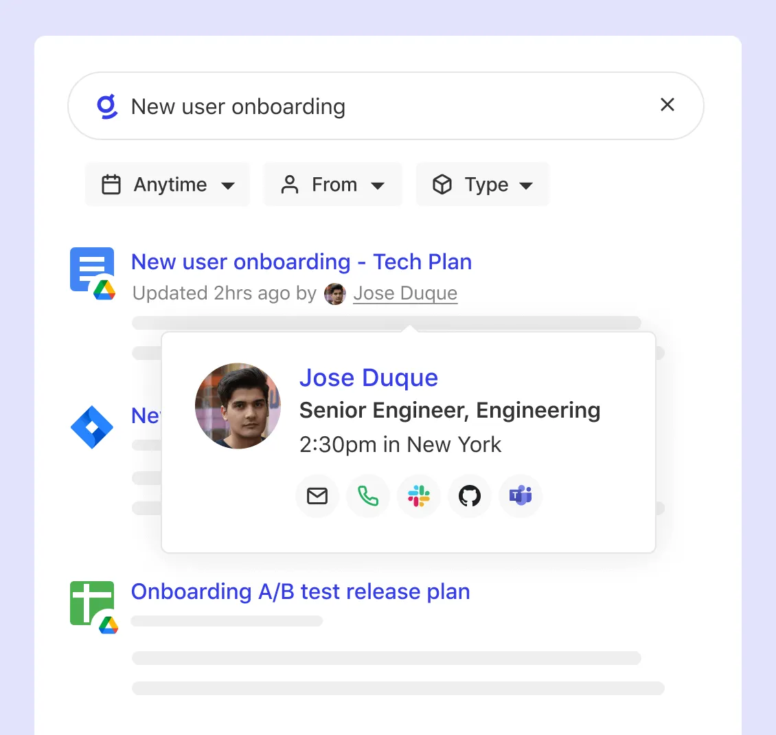 Search and Knowledge Base solutions for Engineering | Glean
