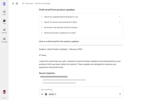 AI assistant for your enterprise | Glean Work AI