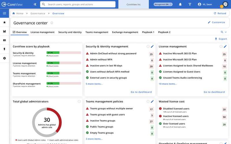 Microsoft 365 Management for Enterprises | CoreView