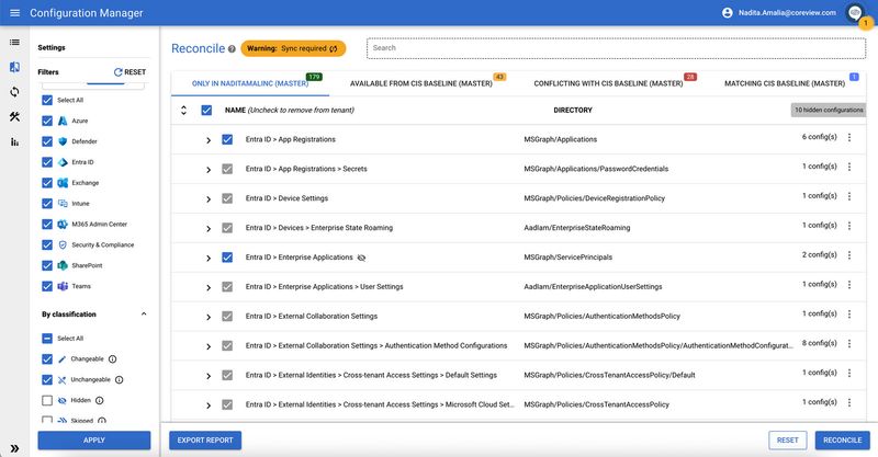 CoreView Configuration Manager For Microsoft | CoreView