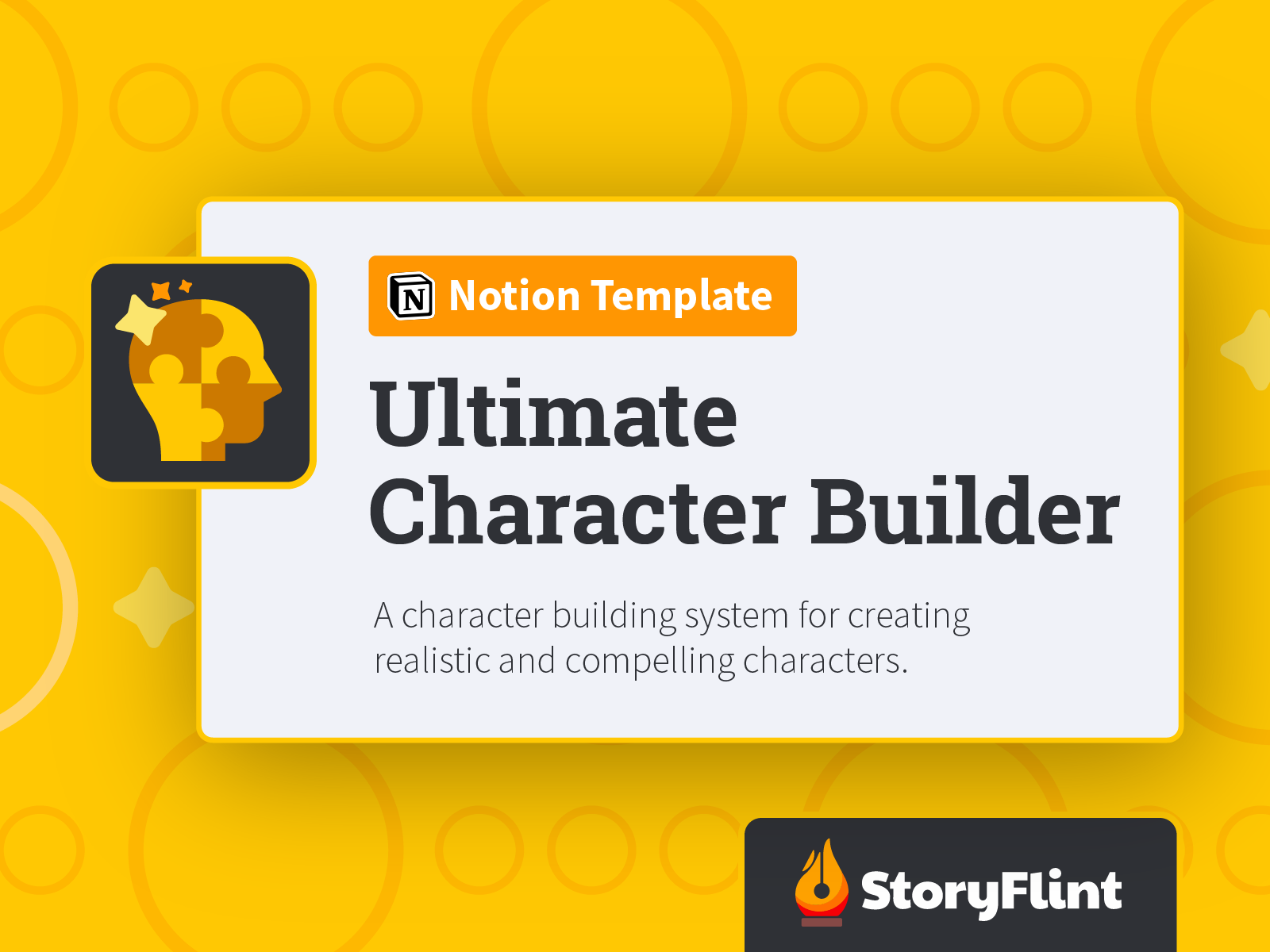 Ultimate Character Builder | Notion Template | StoryFlint