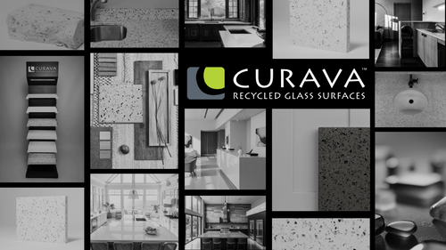 Recycled Glass Countertops | Curava