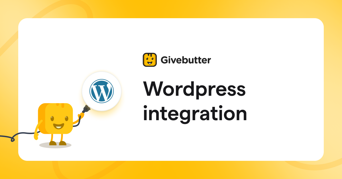 Free WordPress Donate Button | Givebutter