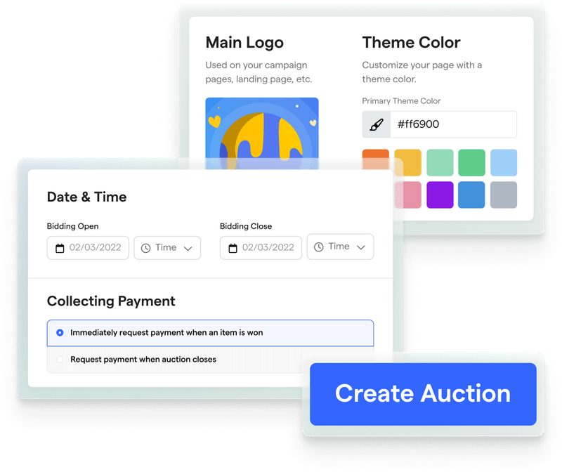 Free & User-Friendly Auction Management Software | Givebutter