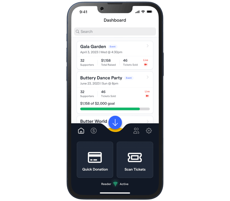 Tap to Donate | Tap Donation Machine on Your Phone | Givebutter