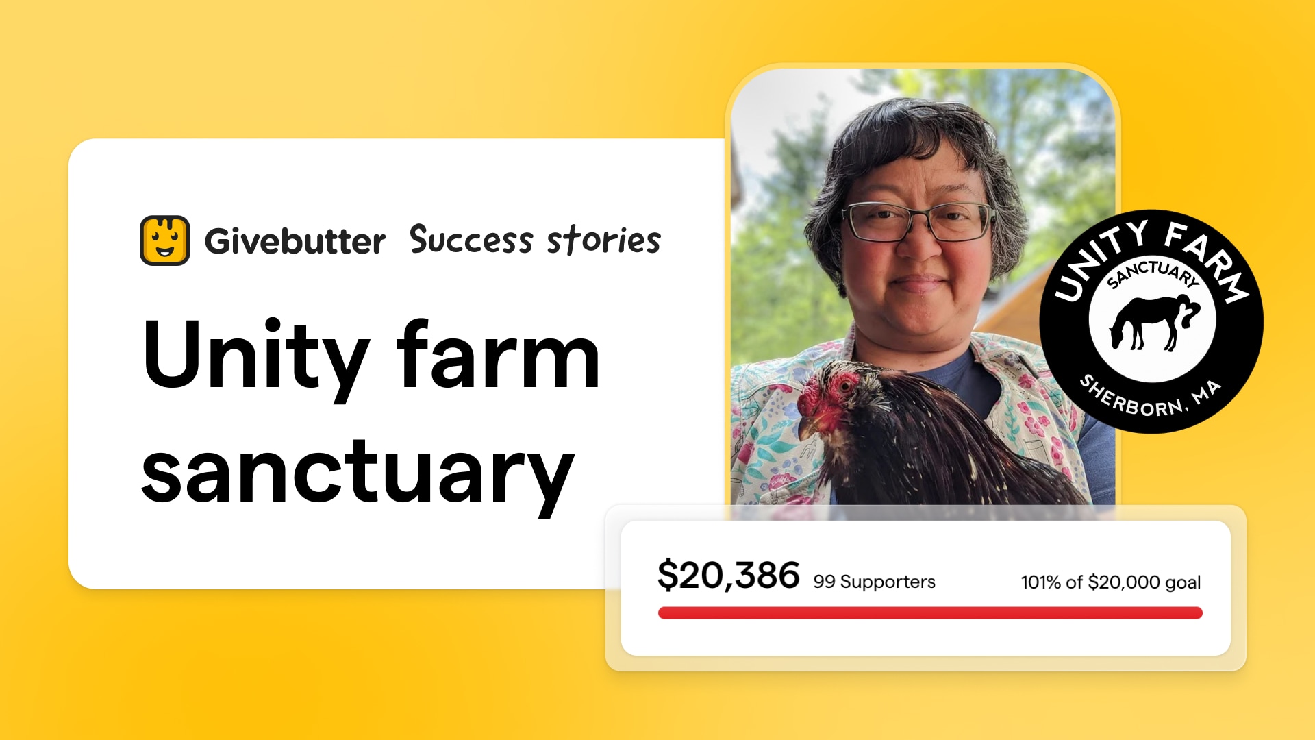 Givebutter Success Story: Unity Farm Sanctuary | Givebutter