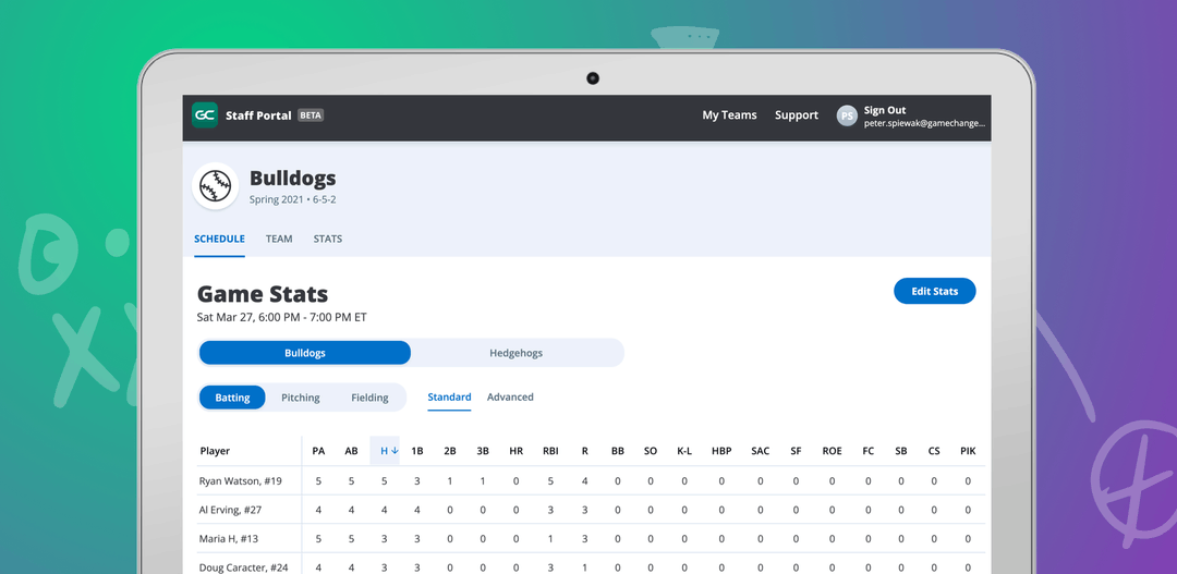 Looking to review stats and make corrections from your computer after ...