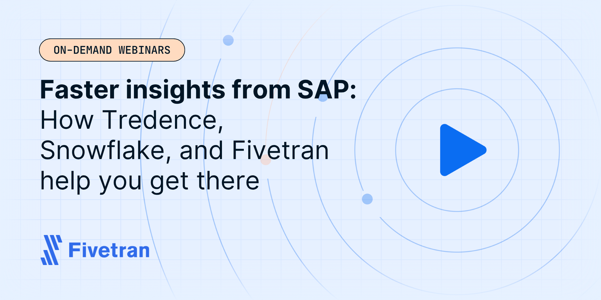 Faster insights from SAP: How Tredence, Snowflake, and Fivetran help ...