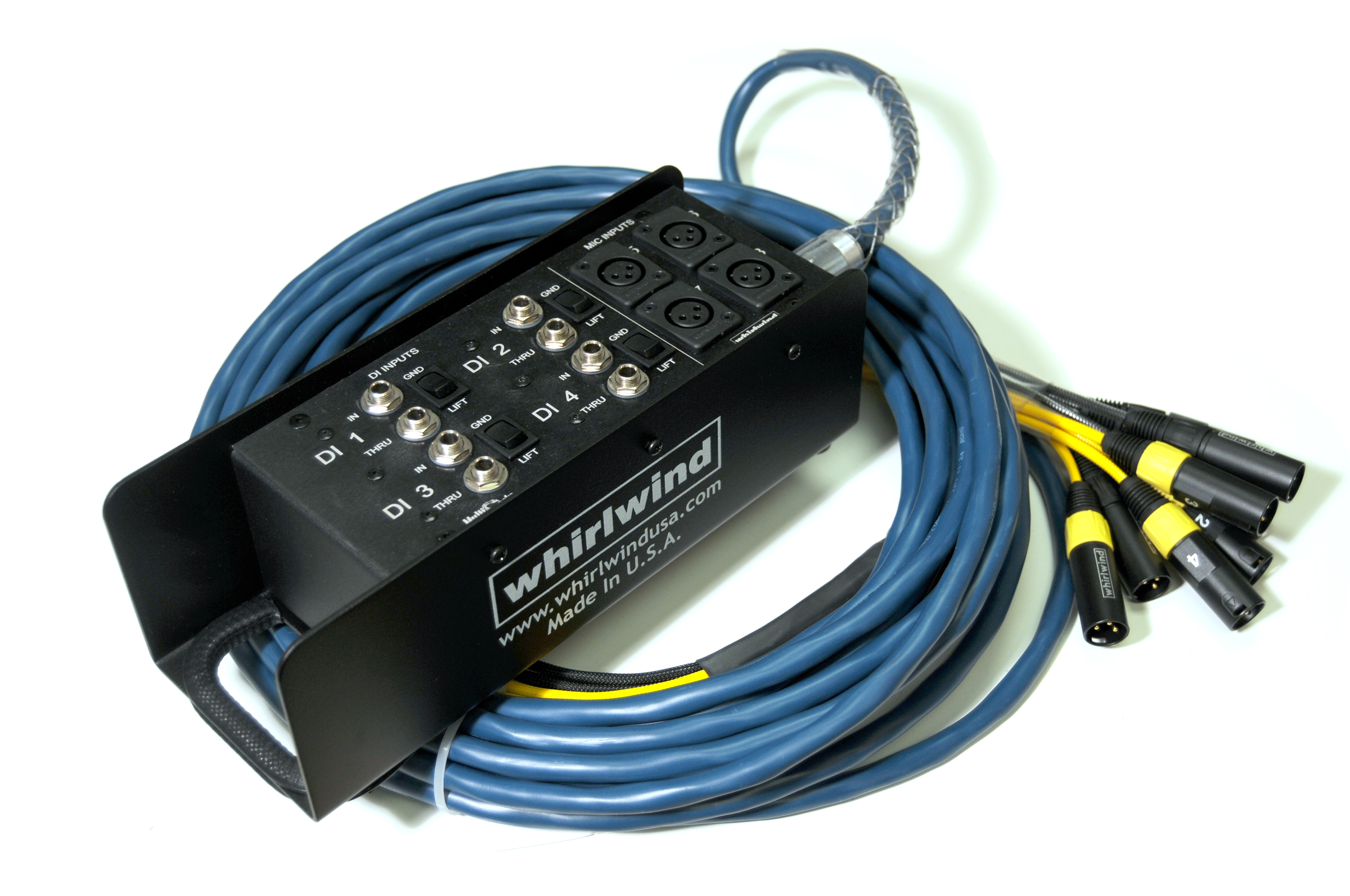 MEDUSA® MultiSnake Audio snake w/ built-in DI boxes