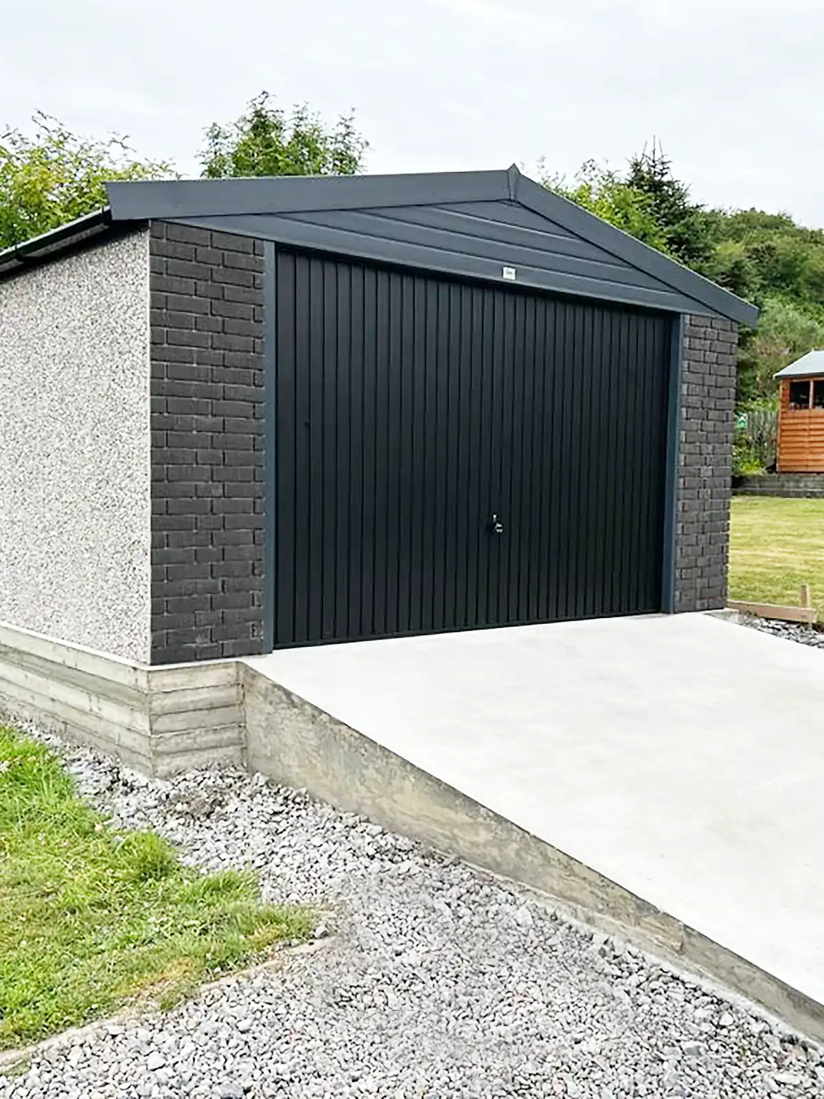 New Apex Graphite Installation in Cromarty | Concrete Garages Scotland