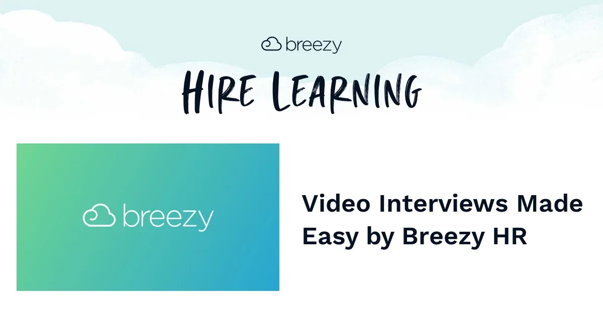 Video Interviews Made Easy | Breezy HR