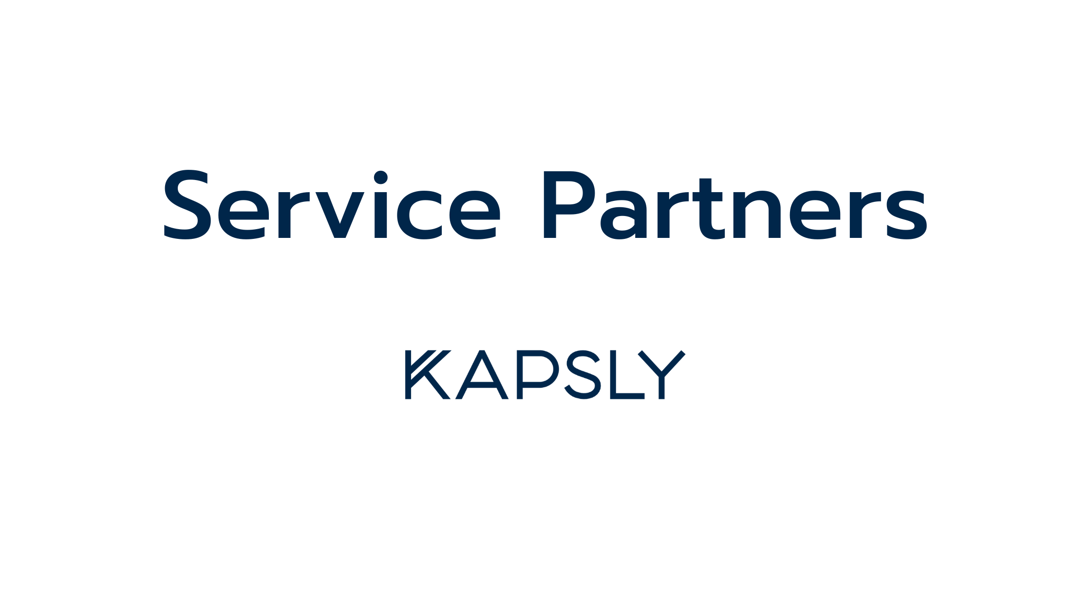 KAPSLY Service Partners