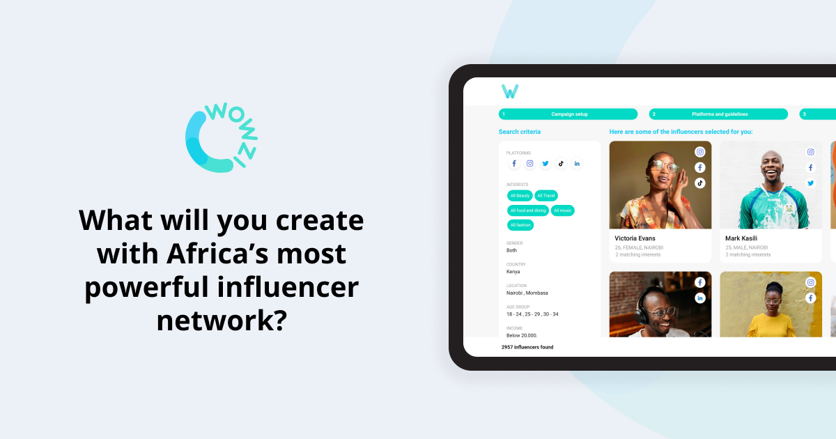 Wowzi : Connecting Brands with Africa's Top Creators | Influencer ...
