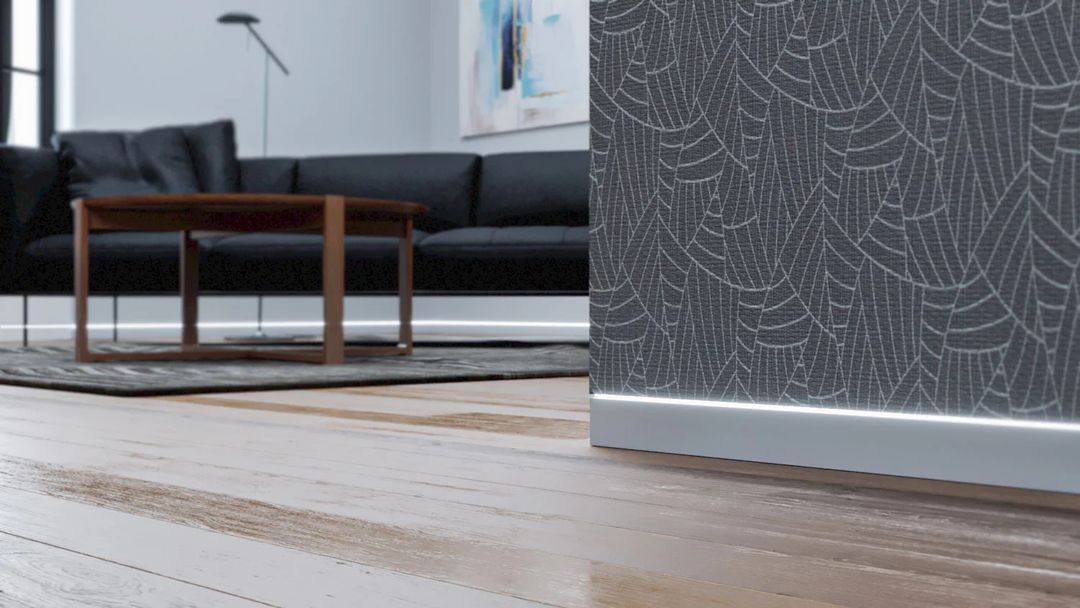 Modern flush baseboard Dorsis Linus | Angelbau