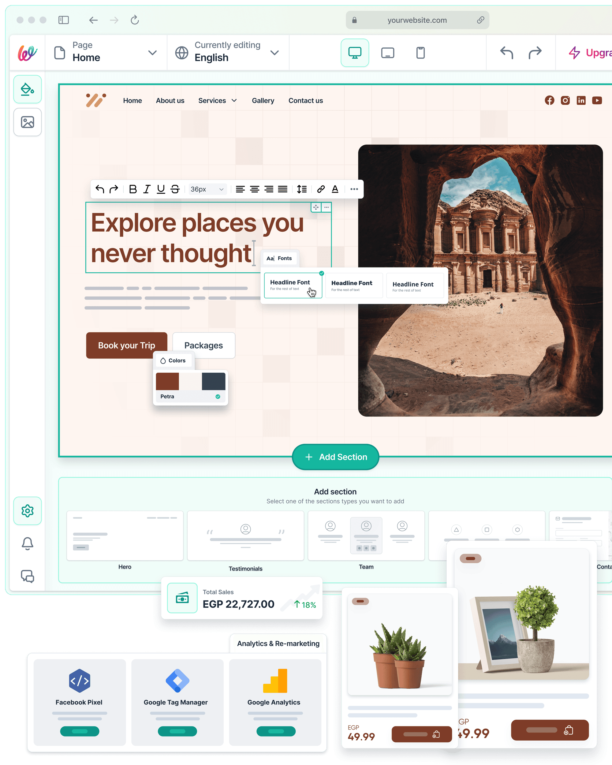 Wuilt - Create your website in 3 steps in less than 5 minutes