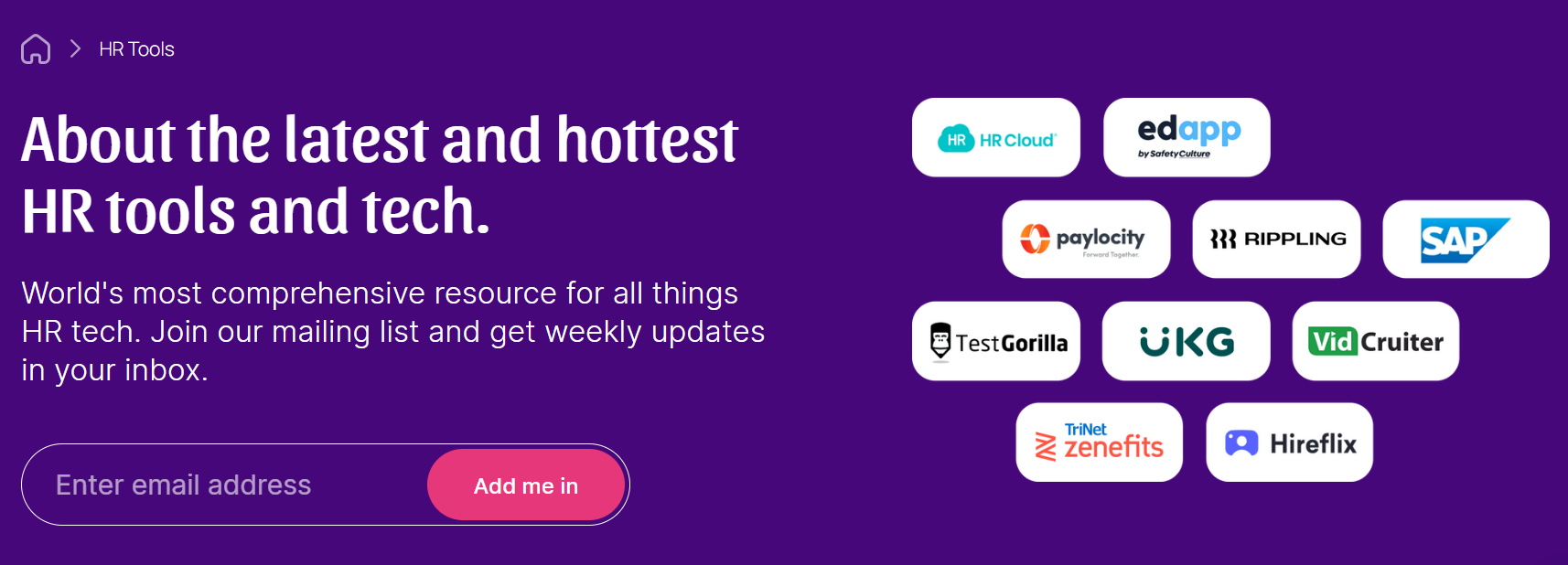 HR tools - List for software, automation, management, and analytics