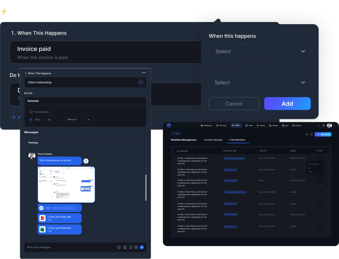 Flozy, a super-app for anyone with clients.