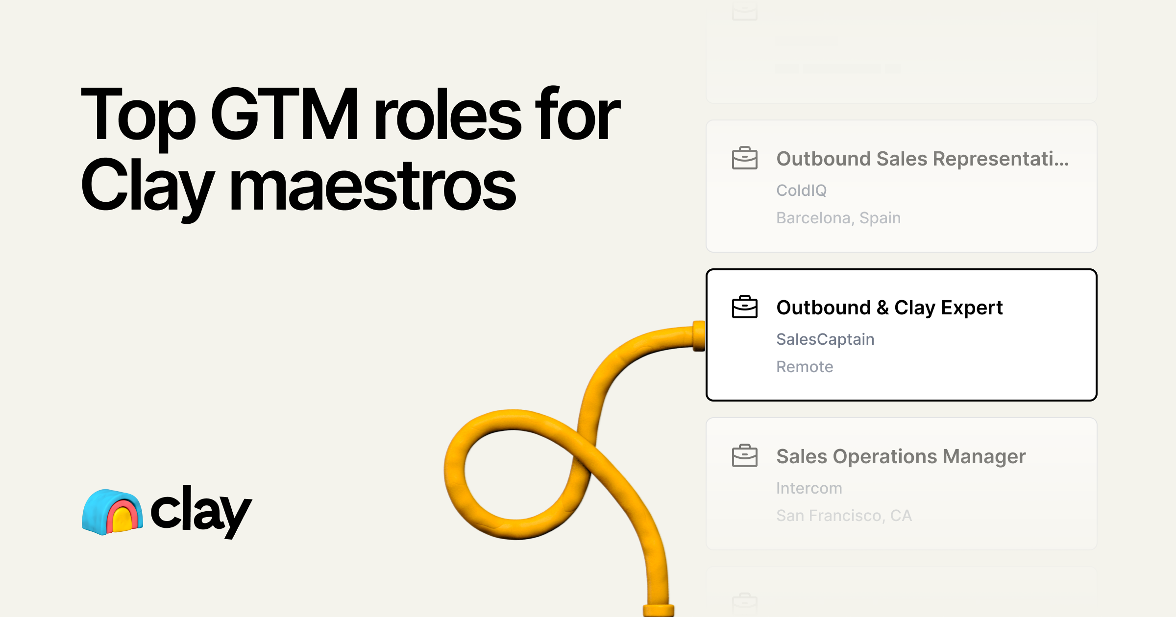 GTM Job Board | Clay
