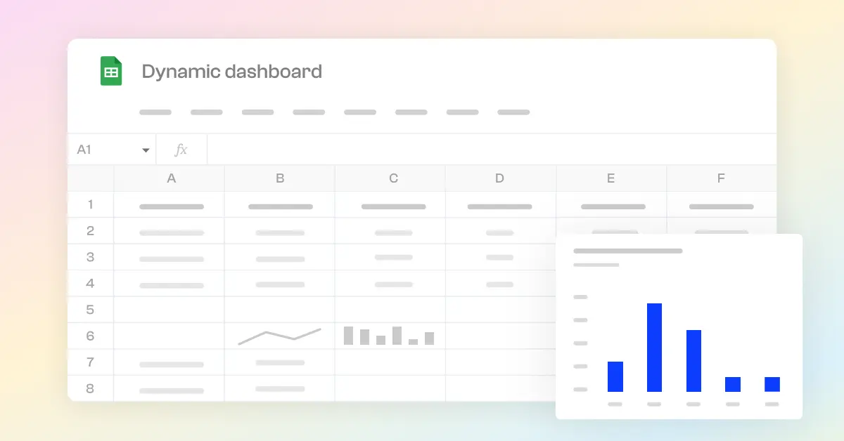 How to Create a Dynamic Dashboard in Google Sheets - Polymer