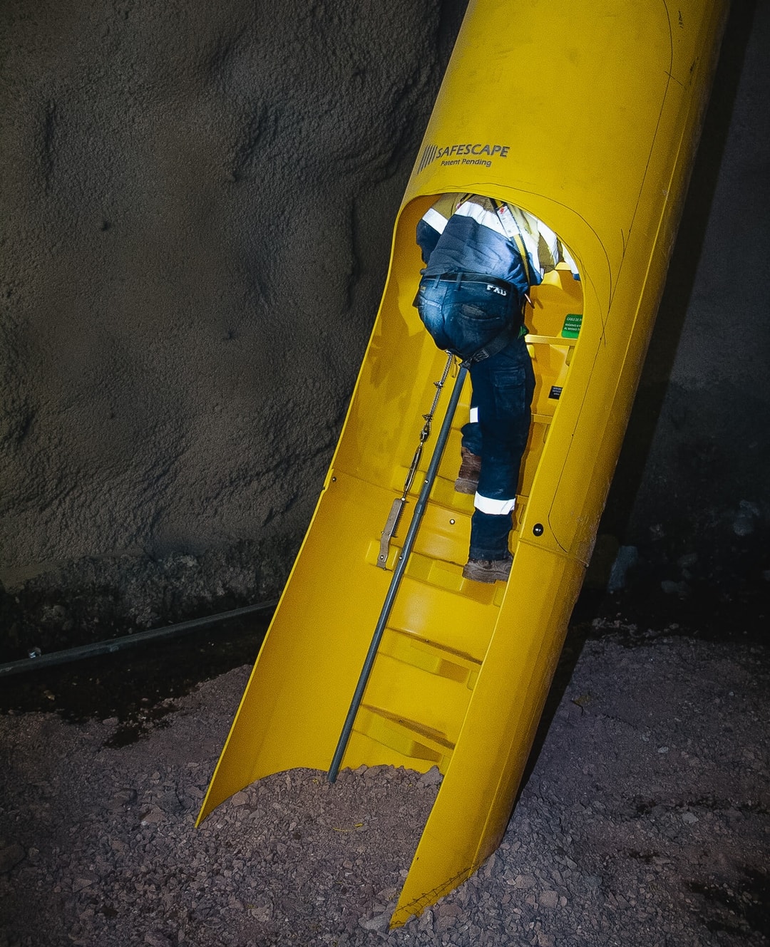 Laddertube Mine Escapeway System | Safescape