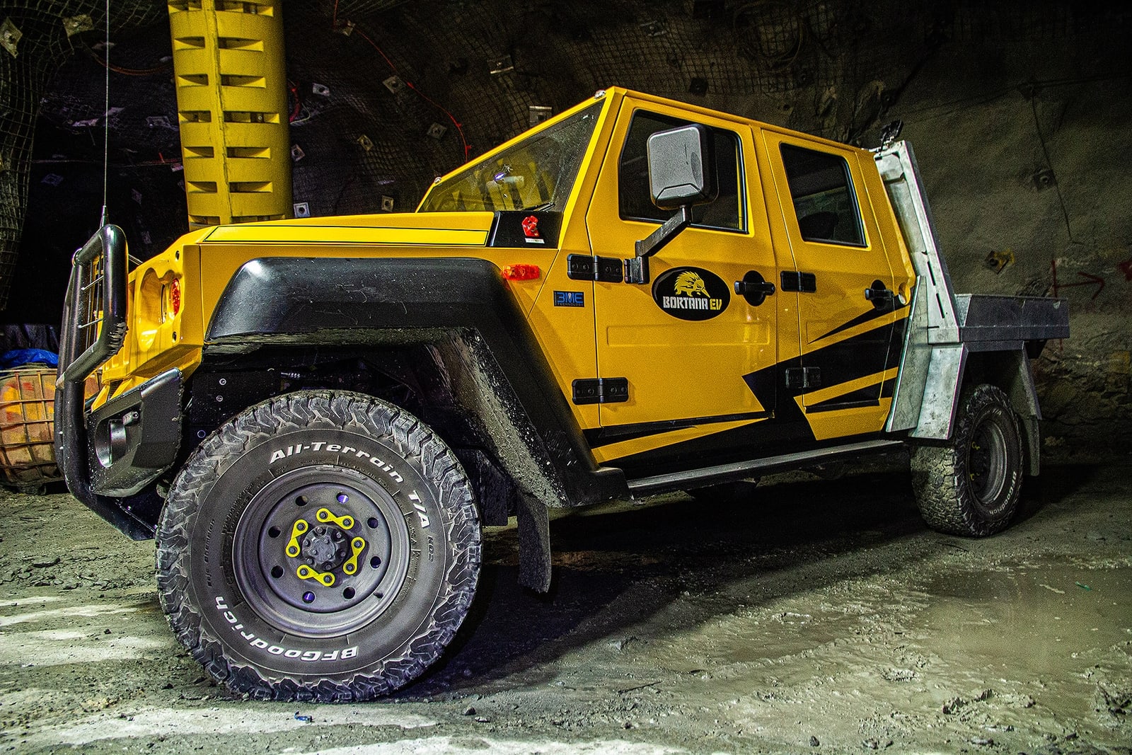 Bortana EV - Battery-Electric Mining Light Truck | Safescape
