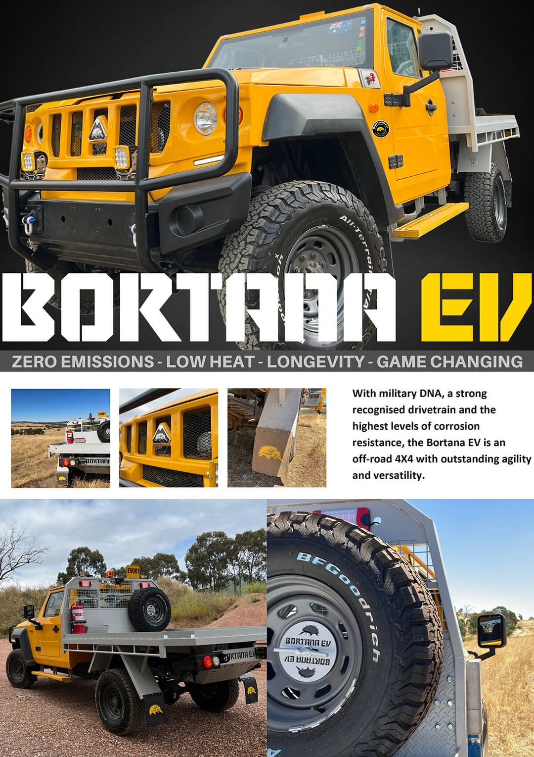 Bortana EV - Battery-Electric Mining Light Truck | Safescape
