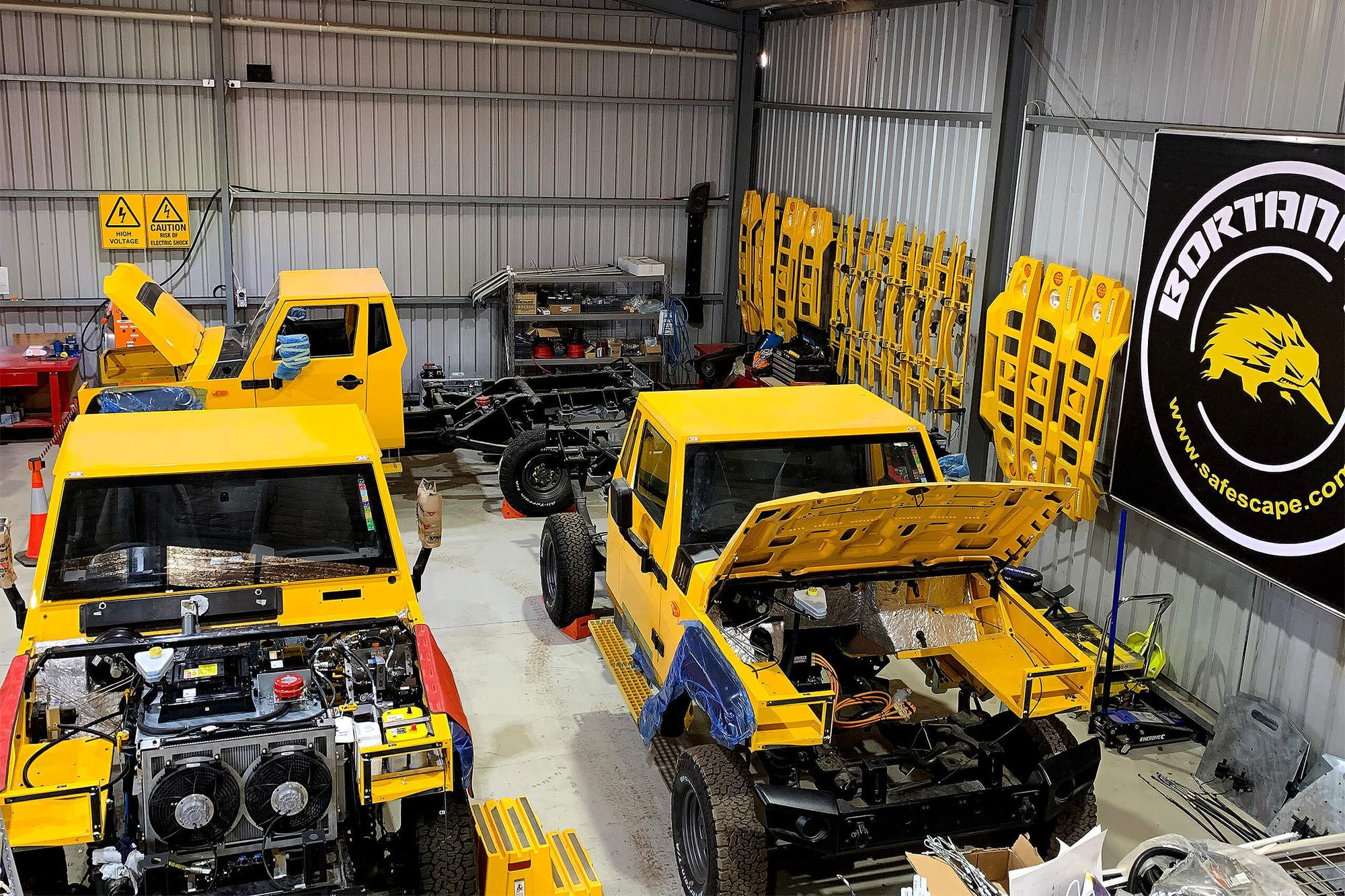 Bortana EV - Battery-Electric Mining Light Truck | Safescape