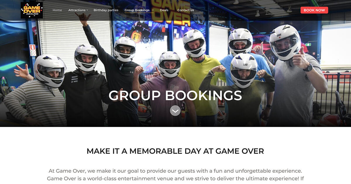 Indoor Activities | Group Bookings | Game Over Christchurch
